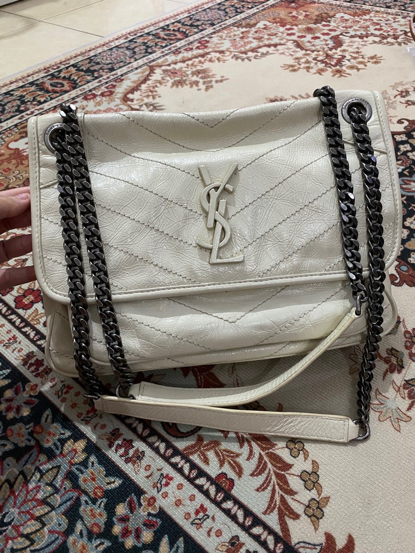 YSL Niki Medium BW - Thrift Ball, Barang Mewah, Tas & Dompet di Carousell