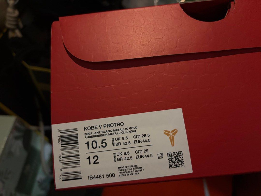 100% 真貨有單 Nike Kobe 5 V year of mamba protro curry LeBron gt cut, 男裝, 鞋 ...