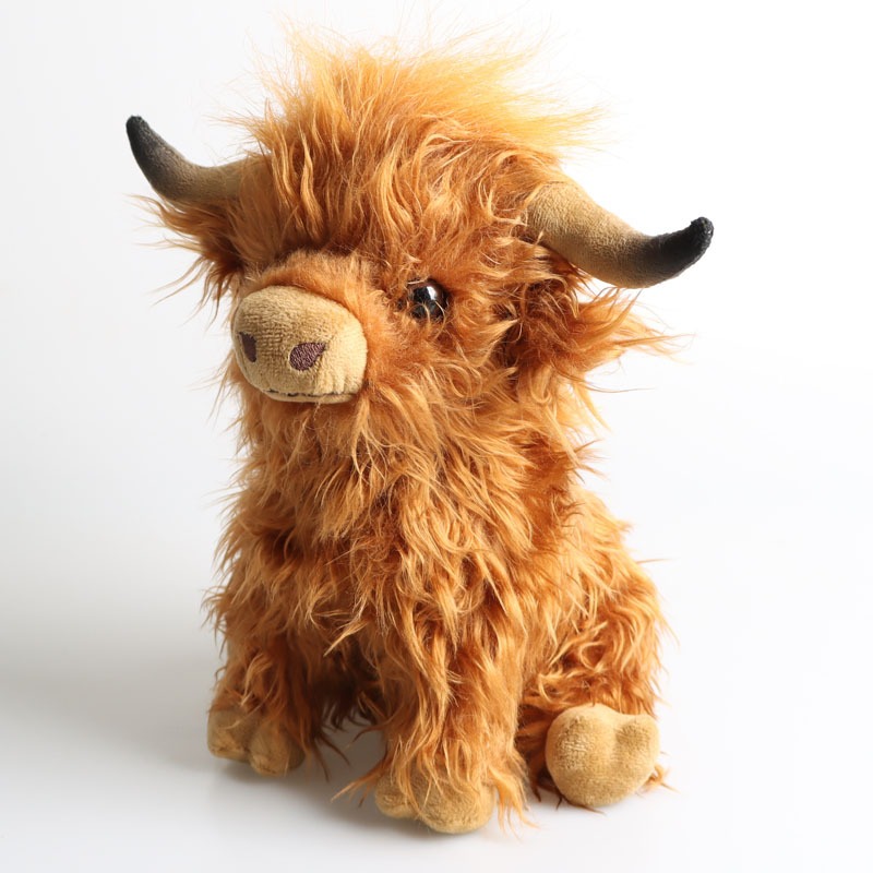 25cm Fluffy Wild Yak Plush Toys Brown, Hobbies & Toys, Toys & Games on ...