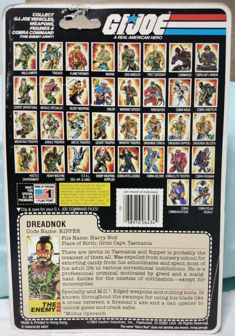 Vintage G.I. Joe G.I.Joe GI Joe A Real American Hero ARAH ★★ 1985 ...