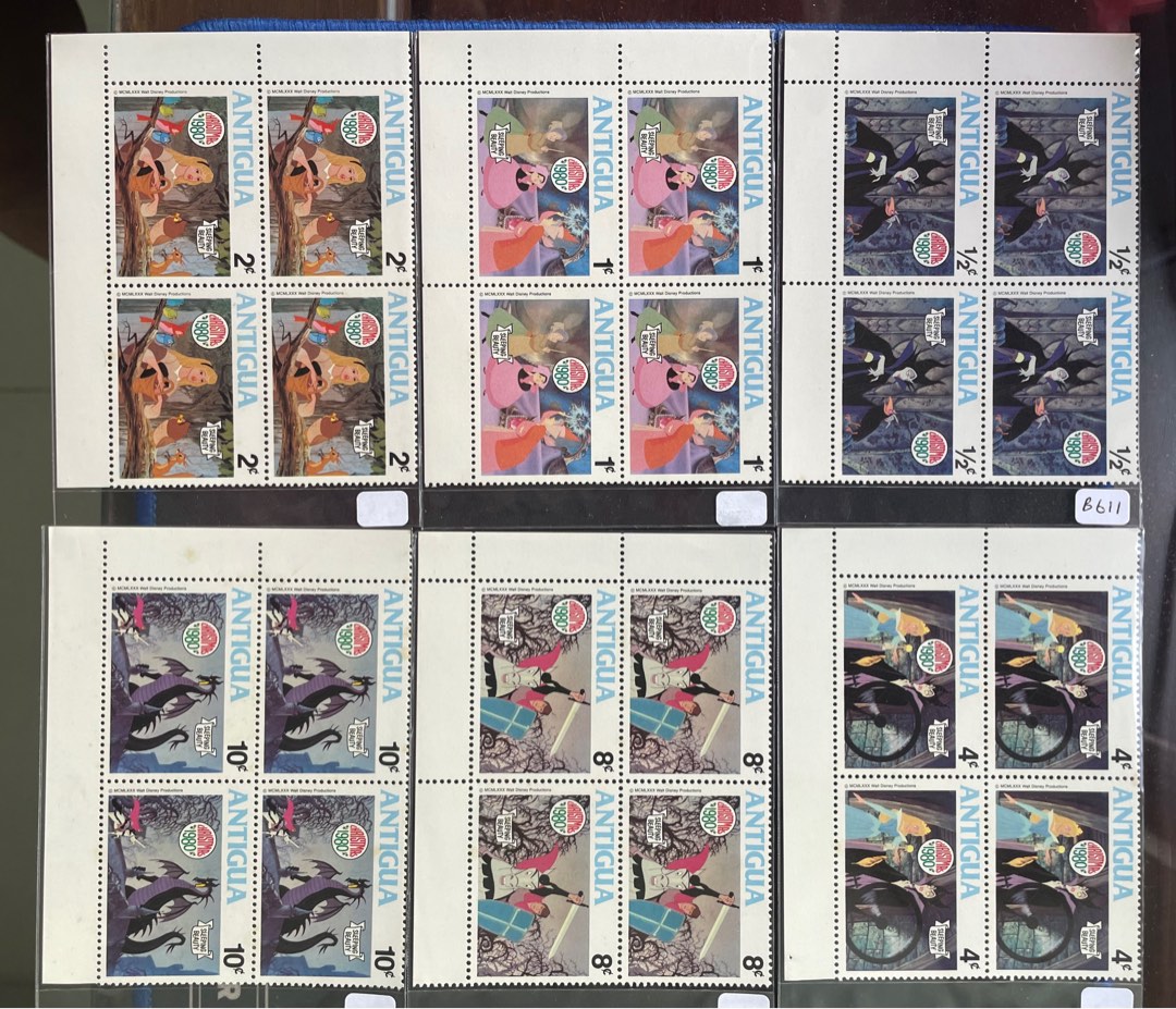 B611 - British Commonwealth Antigua 1980 1980 Christmas - Walt Disney's ...