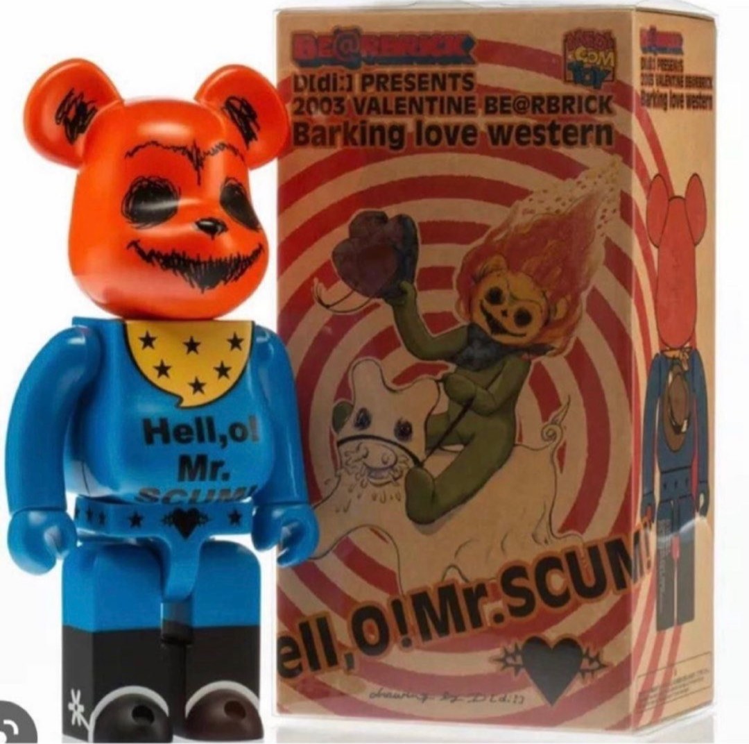 Bearbrick 400% Scum, Hobbies & Toys, Toys & Games on Carousell