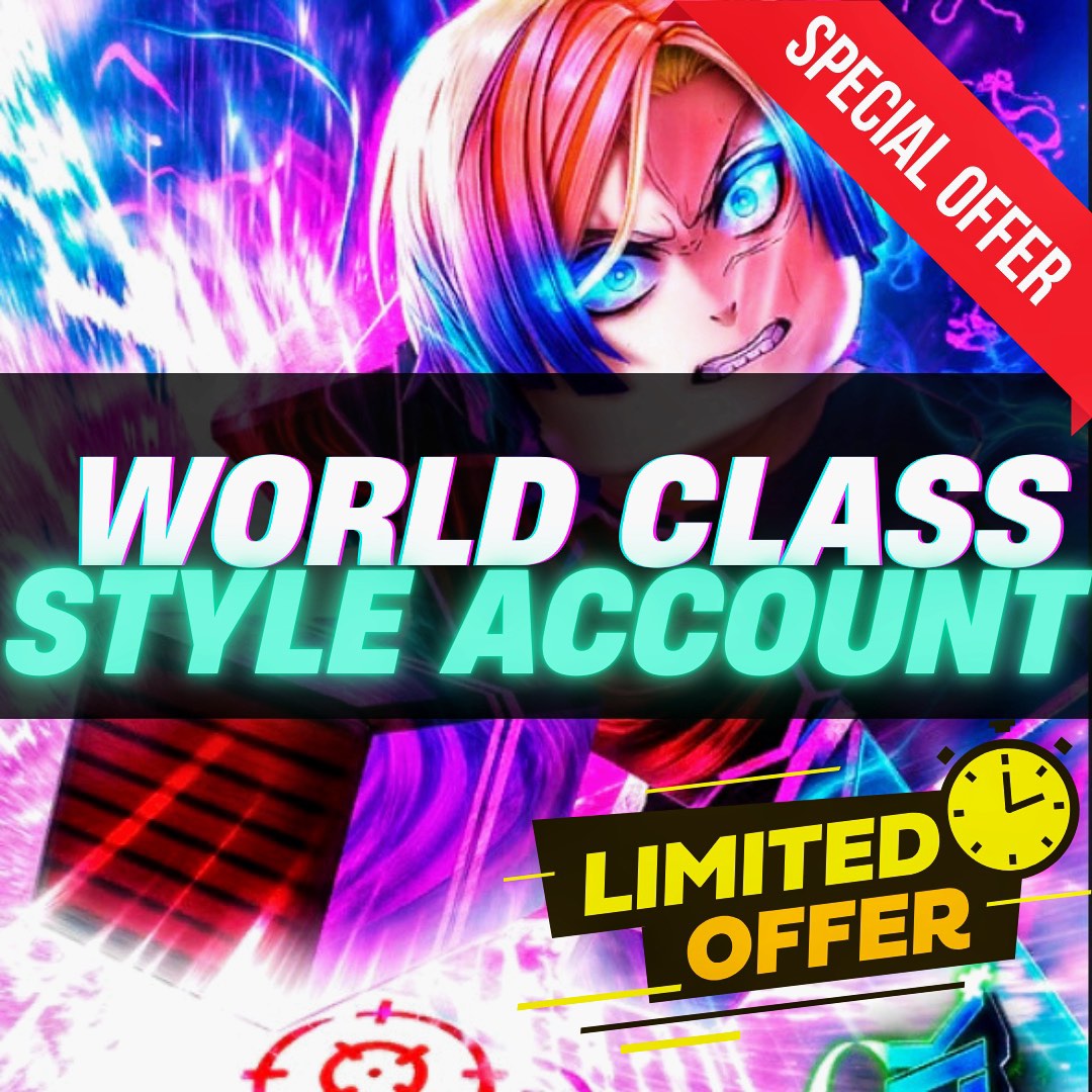 CHEAP |Blue Lock Rivals: World Class Style Account | Roblox, Video ...