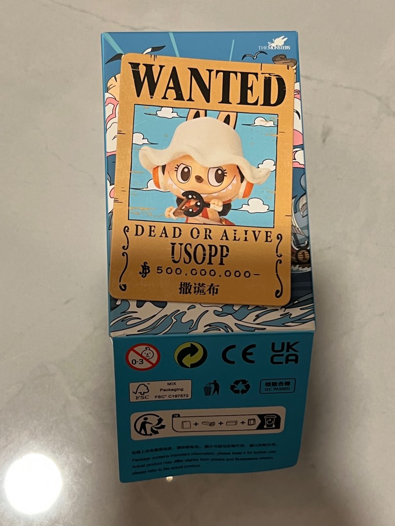 BNIP POPMART Labubu x One Piece USOPP, Hobbies & Toys, Toys & Games on ...