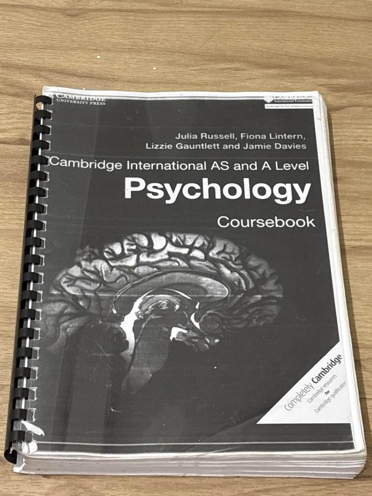 Cambridge international AS and A Level Psychology Coursebook, Hobbies ...