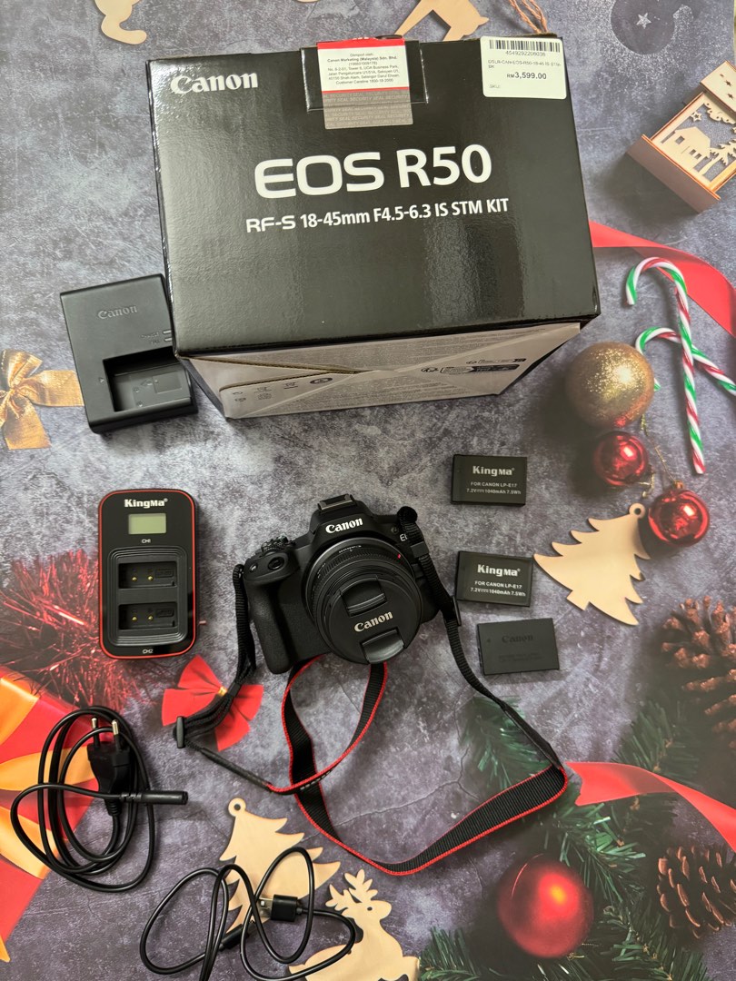 Canon EOS R50 - DSLR Camera Black Colour, Photography, Cameras on Carousell