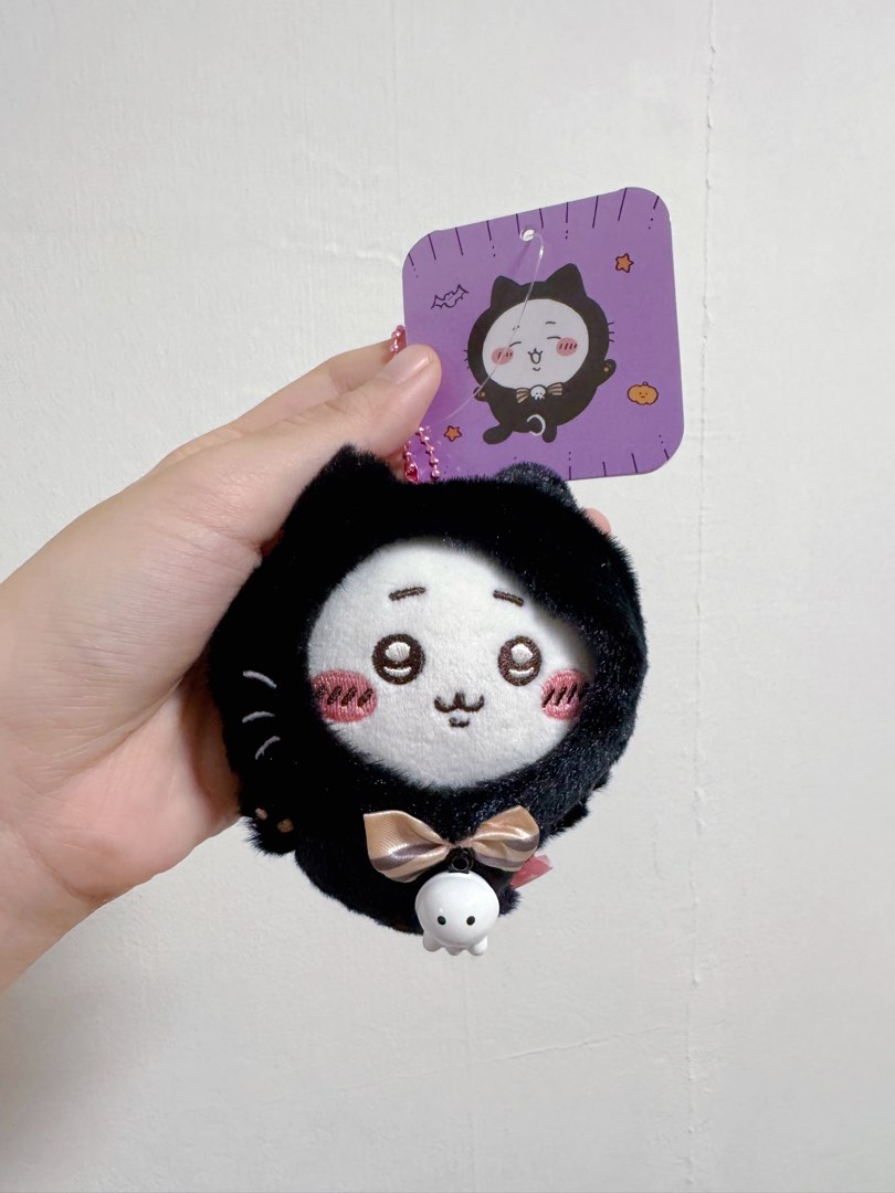 Chiikawa - Black Cat Chiikawa Plushie Keychain, Hobbies & Toys, Toys ...