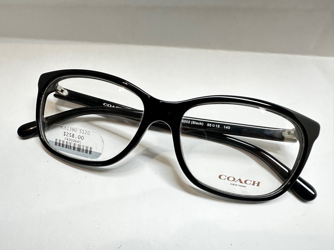 Coach HC6139U black spectacle Frame, Men's Fashion, Watches ...