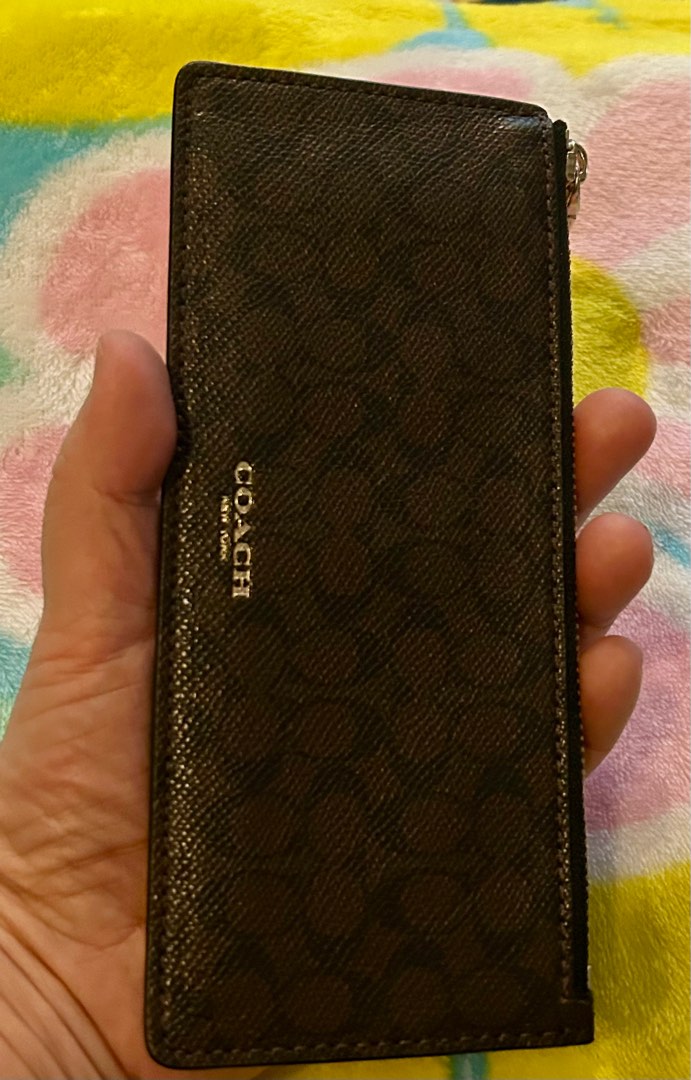 Coach mini zip wallet, Luxury, Bags & Wallets on Carousell
