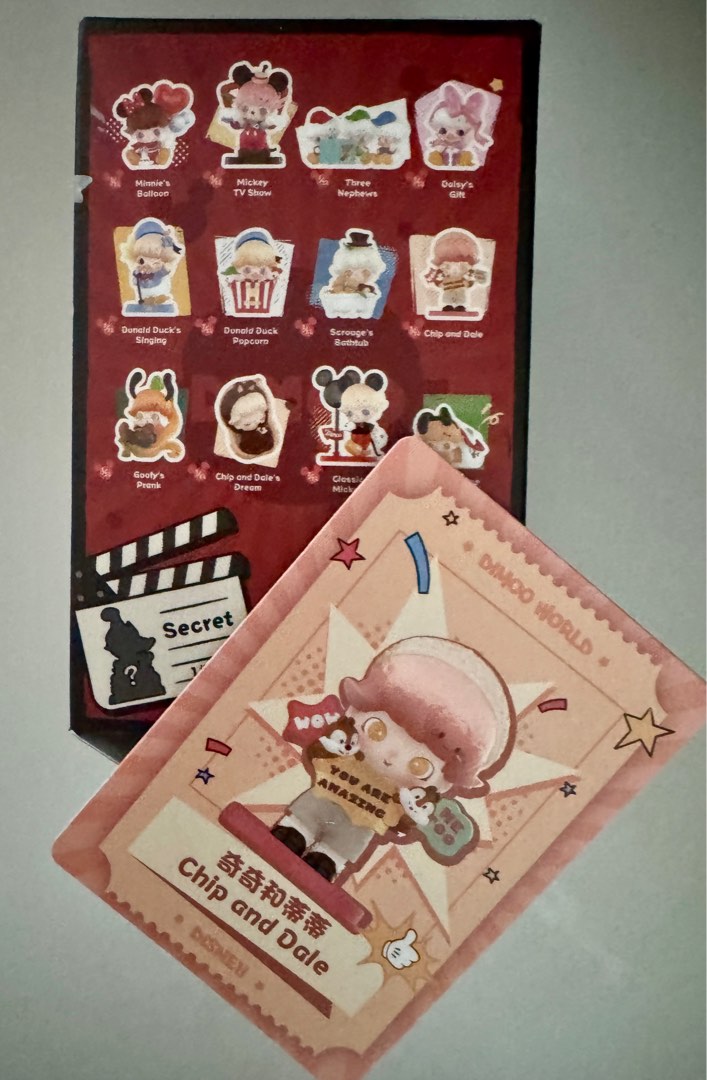 Dimoo World Disney (Chip & Dale), Hobbies & Toys, Toys & Games on Carousell