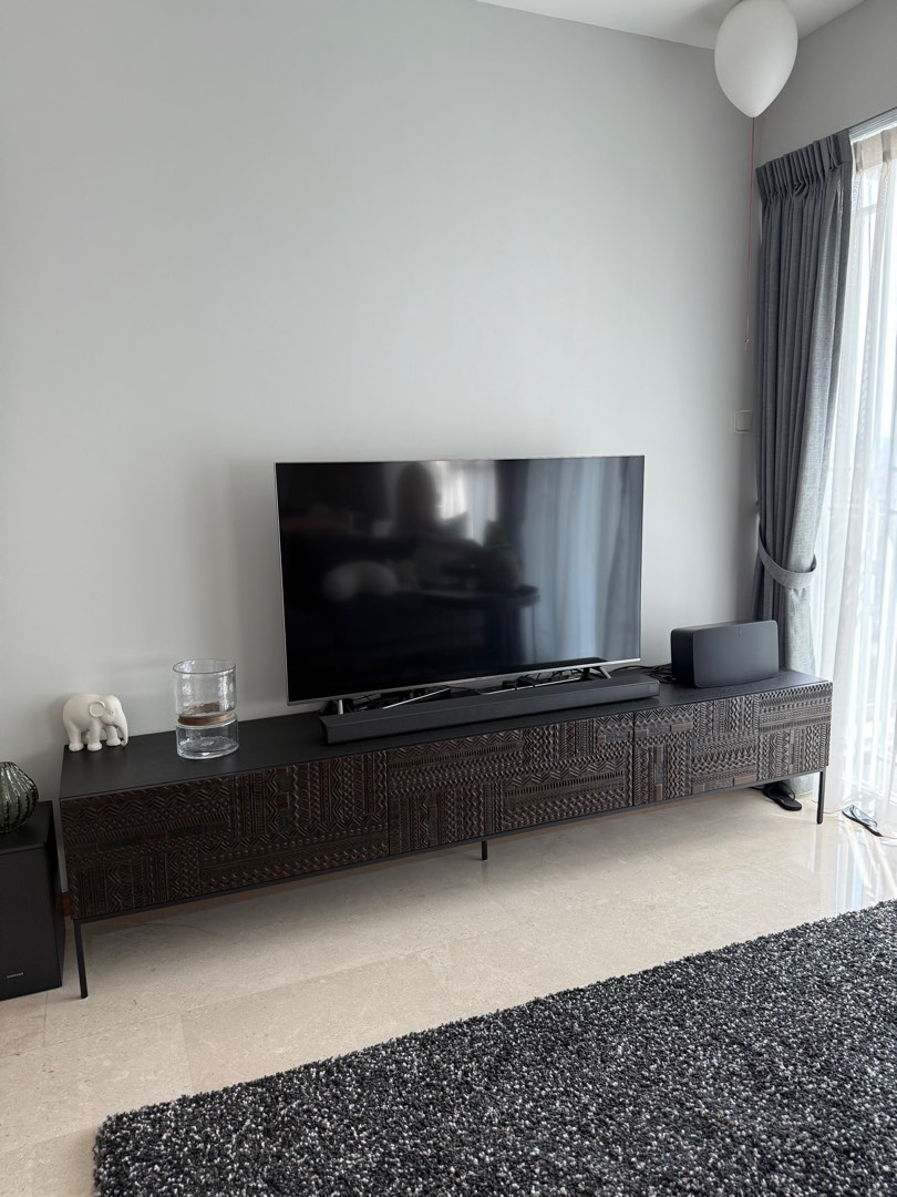 Ethnicraft Soul & Tables teak Tabwa TV console, Furniture & Home Living ...