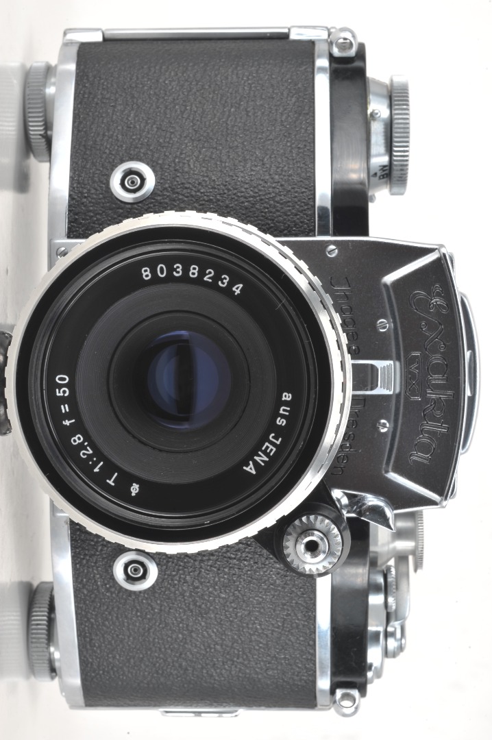 EXAKTA VX FILM CAMERA with CARL ZEISS TESSAR AUS JENA 50mm F:2.8 LENS ...