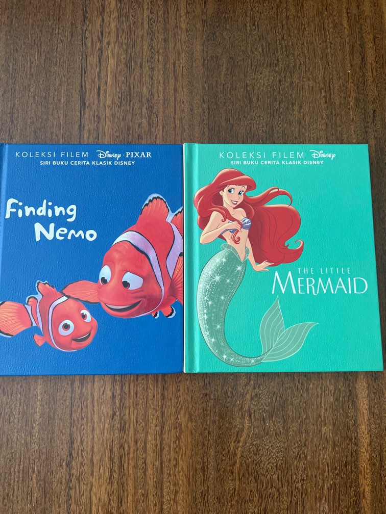 finding nemo and the little mermaid storybooks, Hobbies & Toys, Books ...