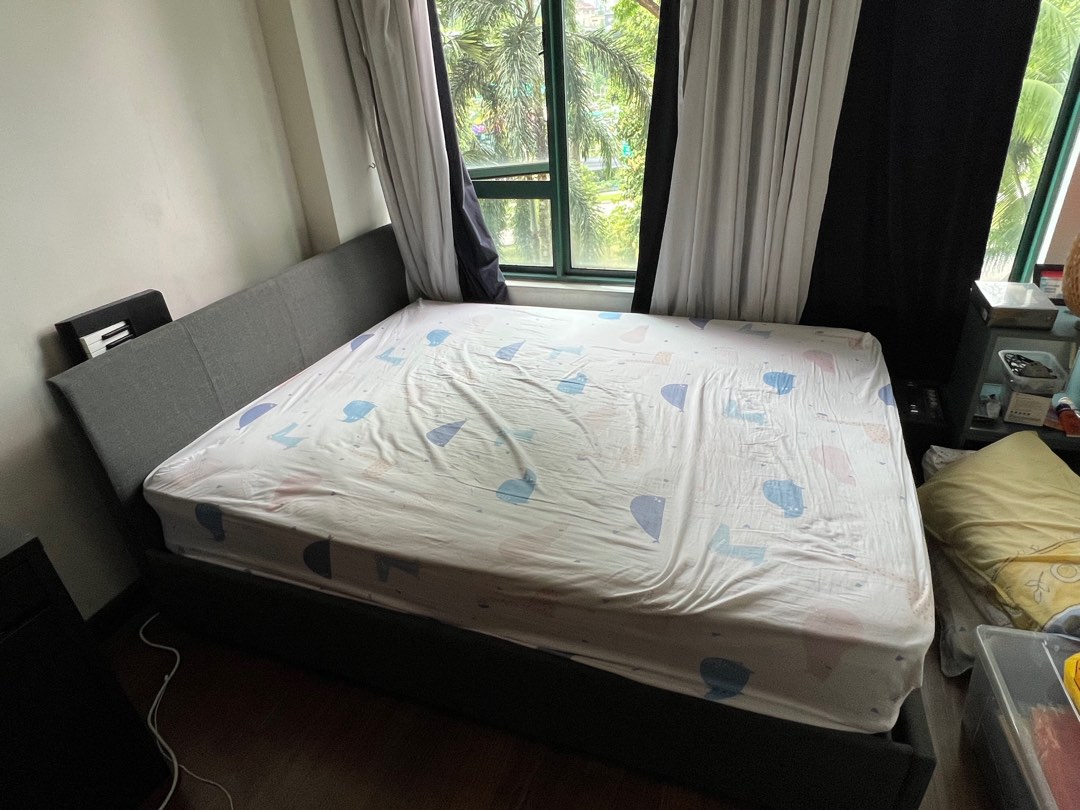 Foster Queen Sized Storage Bed (from FortyTwo), Furniture & Home Living ...