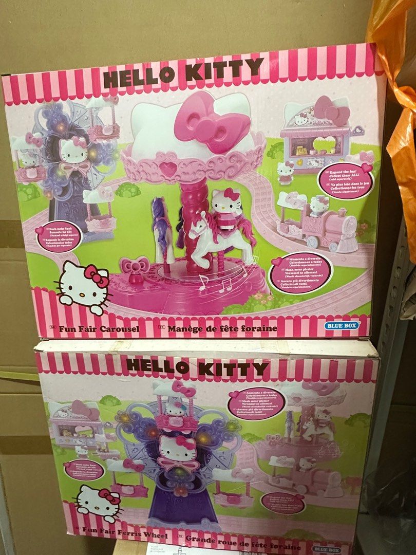 Brand New Hello Kitty Fun Fair Carousel and Ferris Wheel, Hobbies ...