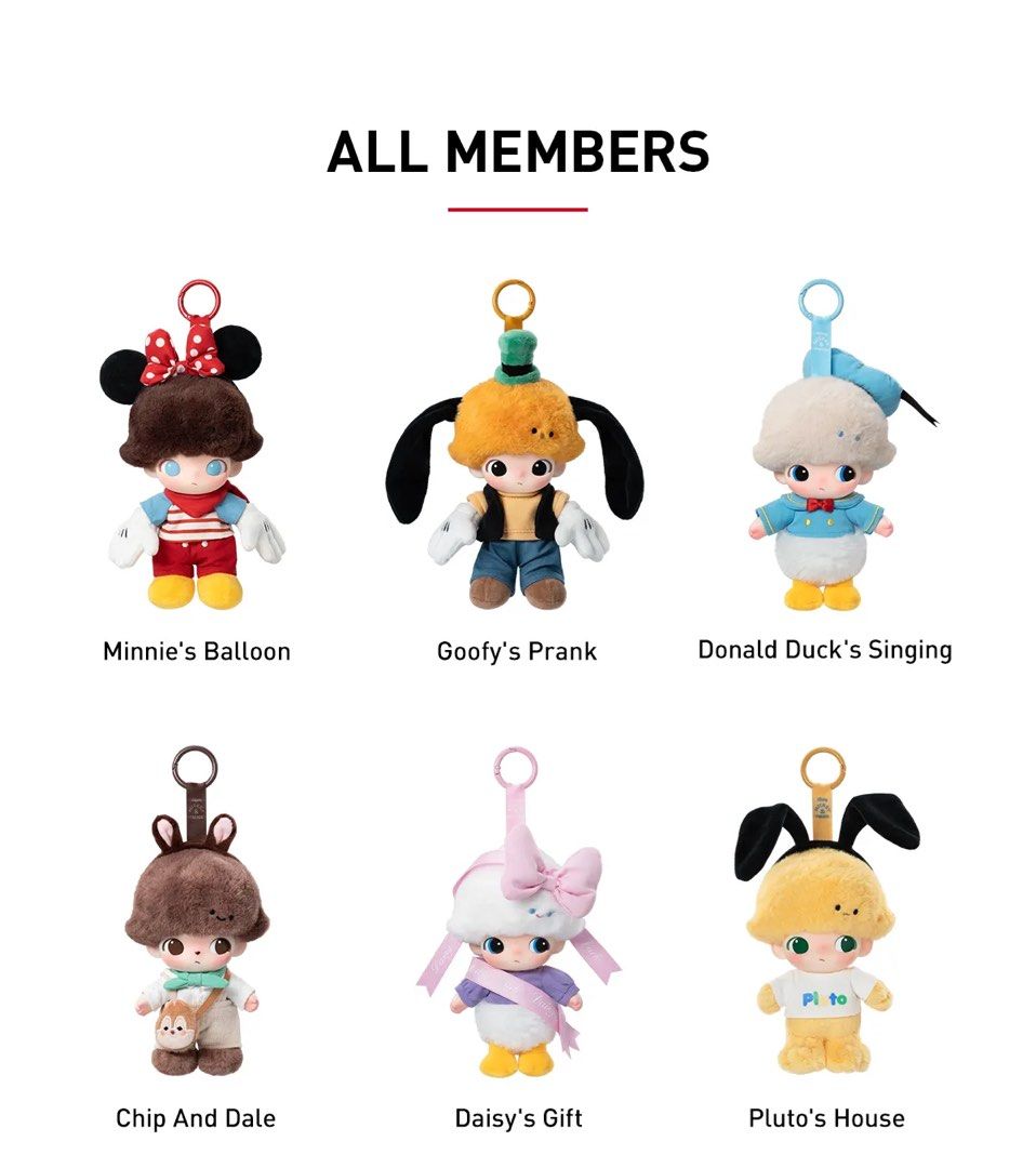 🔥[INSTOCK]🔥 BNIF Dimoo World X Disney Vinyl Plush Pendant , Hobbies ...