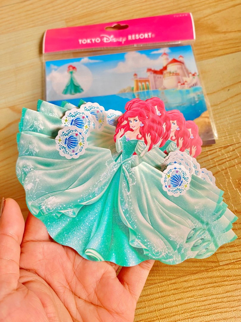 Japan Disney ARIEL Invitation Card / Notepad / Message Note, Hobbies ...