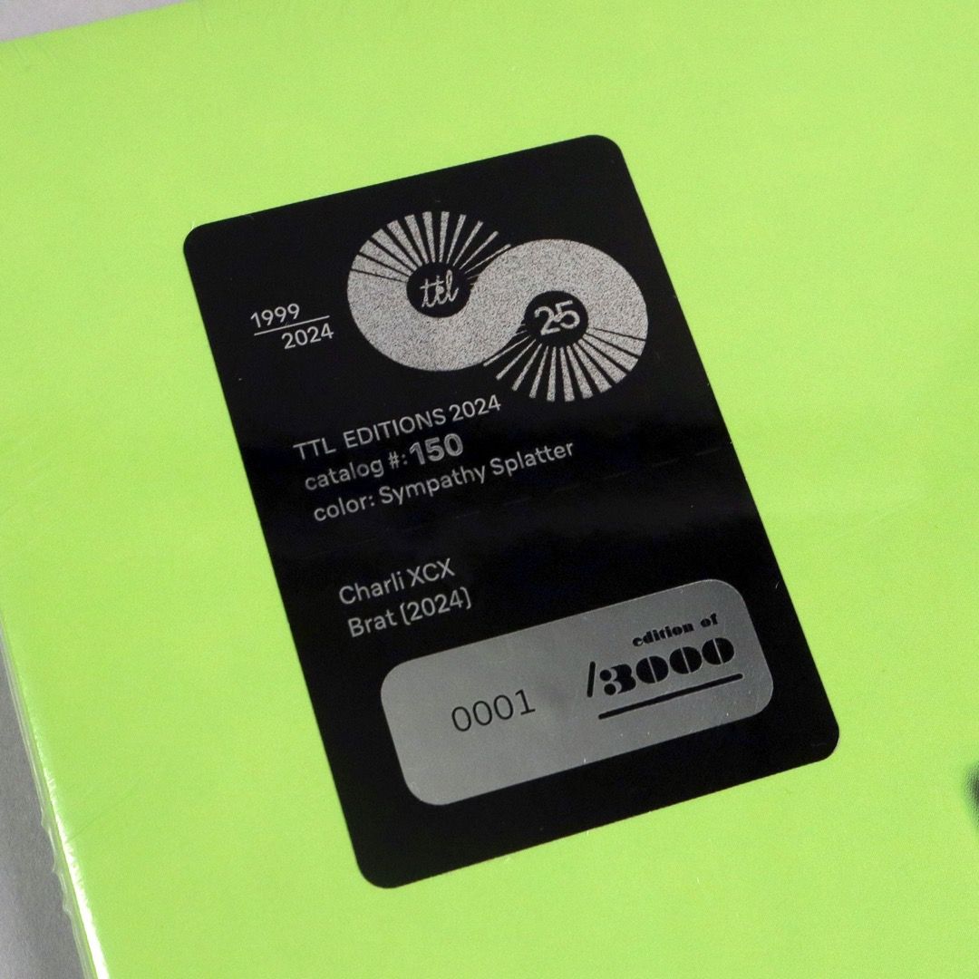 [last one] [絕版] [限量3000] CHARLI XCX - Brat (transparent 'sympathy ...