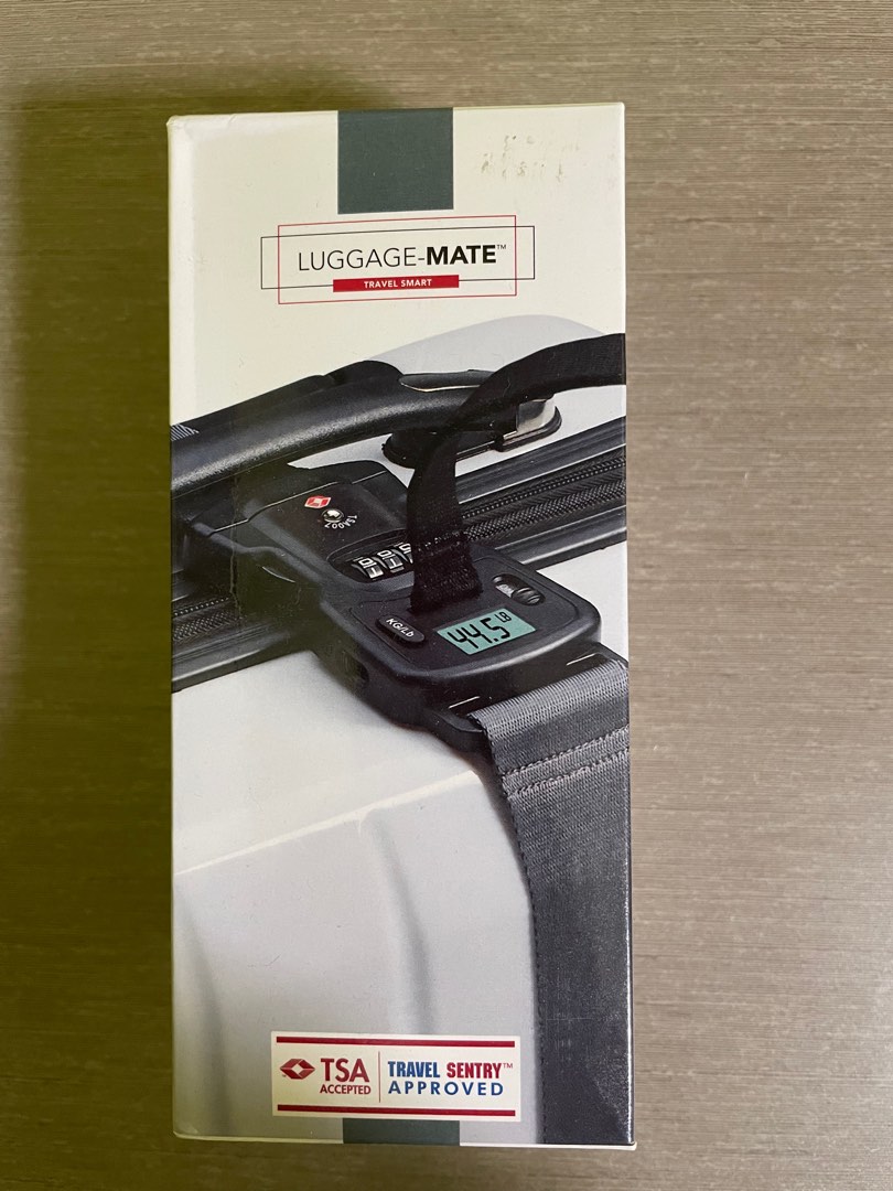 Brand New Luggage mate strap scale lock - with built in digital scale ...