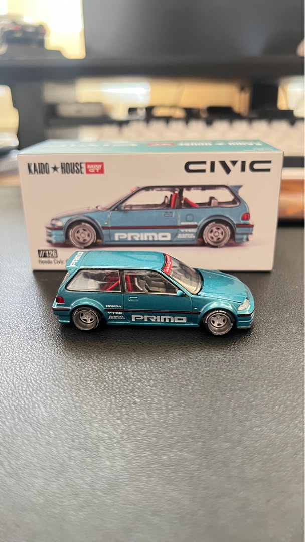 Mini GT Kaido House Honda Civic EF V1, Toys & Collectibles, Mainan di ...