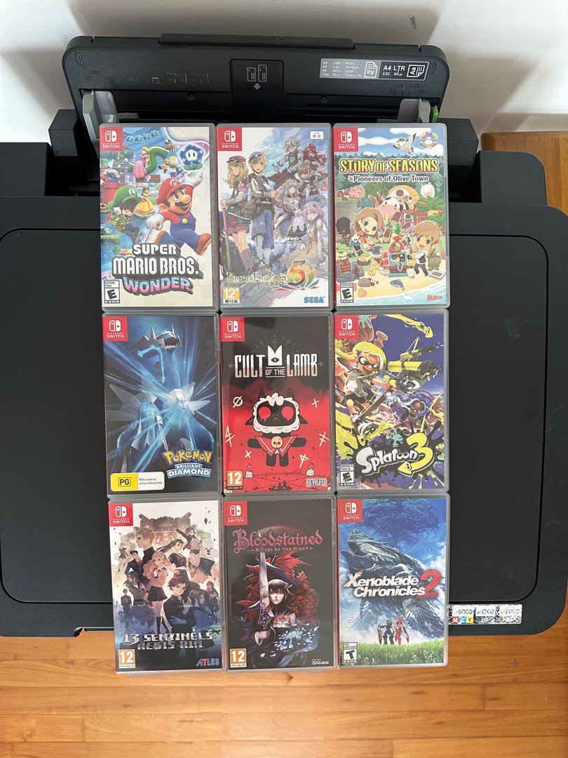 Nintendo Switch game Super Mario bros wonder / Rune factory 5 / Story ...