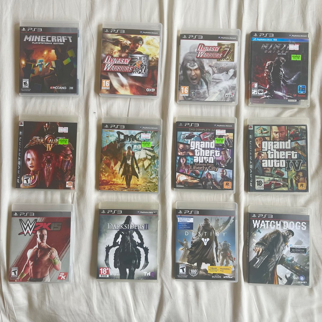 Original PS3 Games for Sale - 300 Each, Video Gaming, Video Games ...