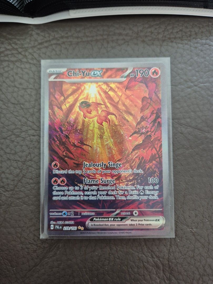 Pokemon TCG Chi Yu Ex SIR Special Illustration Rare Paldea Evolved ...