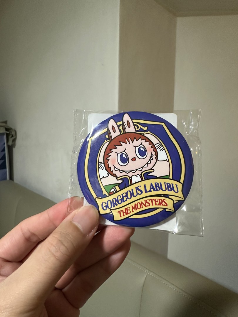 Popmart Monster Labubu badge (Popland Limited), Hobbies & Toys ...