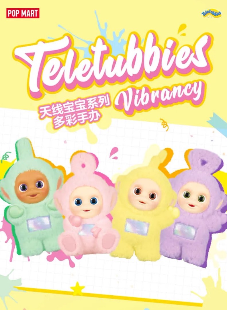 Popmart Teletubbies Plush Toys, Hobbies & Toys, Toys & Games on Carousell