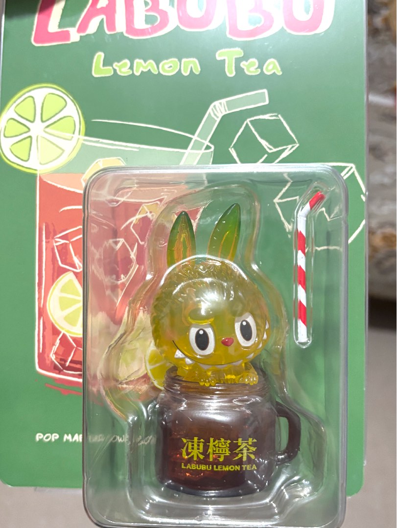 現貨）Popmart the monsters labubu 凍檸茶 手辦 吊卡 lemon tea , 興趣及遊戲, 玩具 & 遊戲類 ...