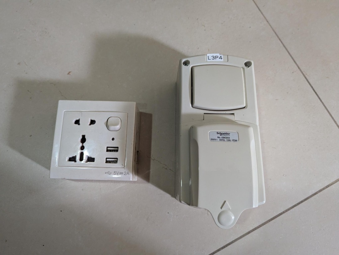 Power Socket (indoor & outdoor), Furniture & Home Living, Home ...