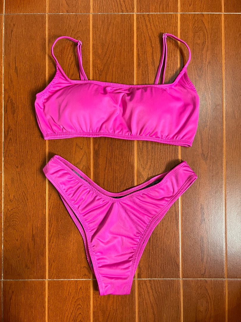 Sew Local Fuschia Darcy Set, Women's Fashion, Swimwear, Bikinis ...