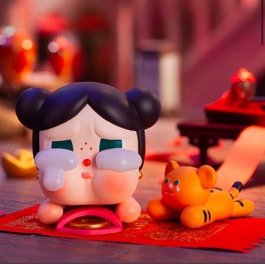 wts rare popmart crybaby pop mart cry baby get rich chinese new year of ...
