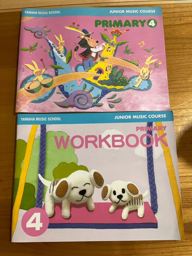Yamaha Music School JMC Coursebook & Workbook 4, Hobbies & Toys, Books ...