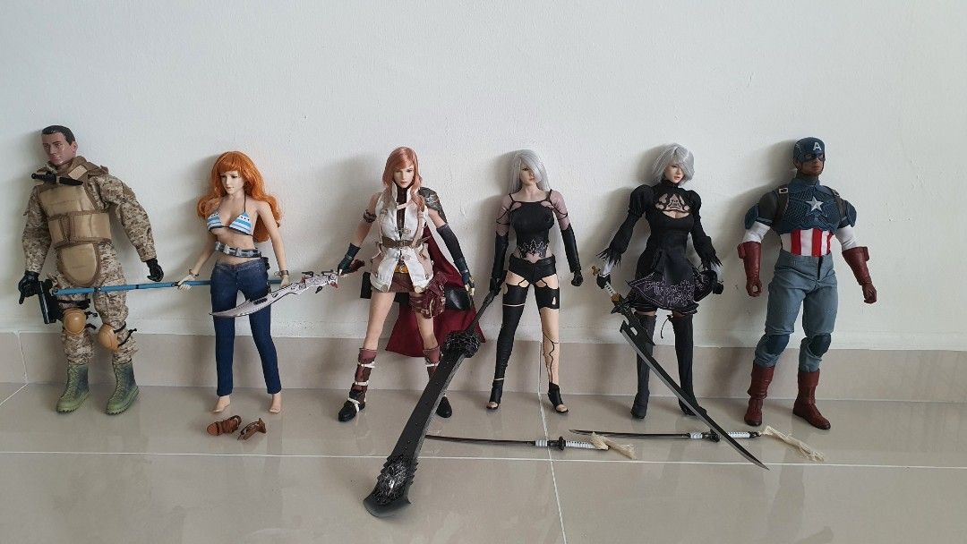 1/6 Super Duck Nier Automata A1 / Final Fantasy Lightning / One Piece ...