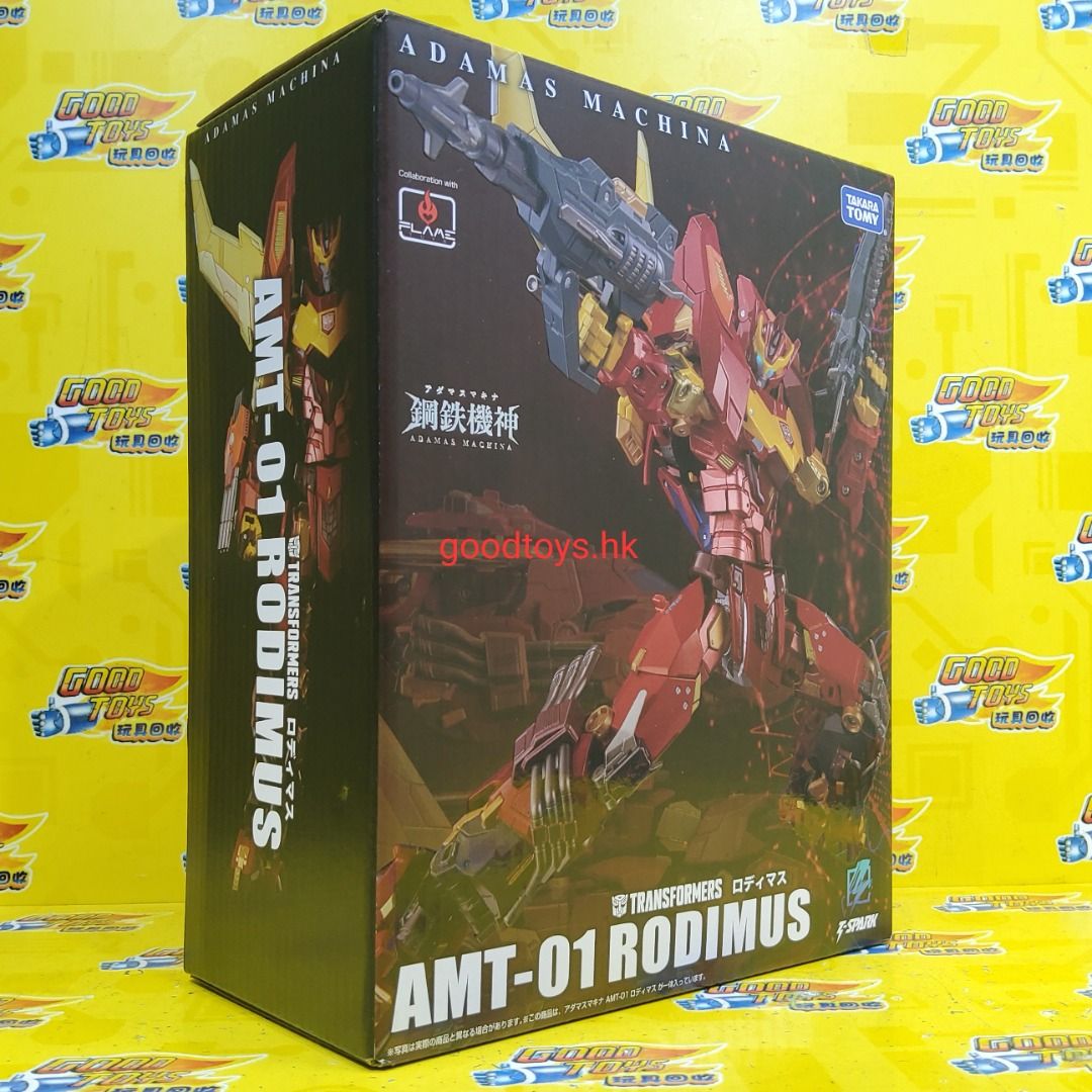 中古已開封 TAKARA TOMY T-SPARK TRANSFORMERS ADAMAS MACHINA AMT-01 RODIMUS 變形金剛 鋼鐵機神 火棒洛廸文, 興趣及遊戲, 玩具 ...