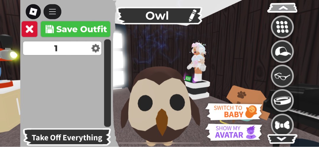Adopt Me Owl, Video Gaming, Gaming Accessories, In-Game Products on ...