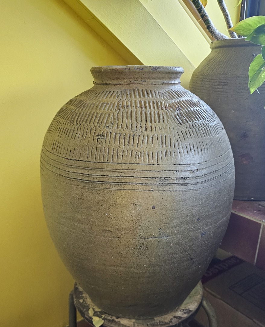 Antique Glazed Chinese Rice Wine Storage Jar, Hobbies & Toys ...