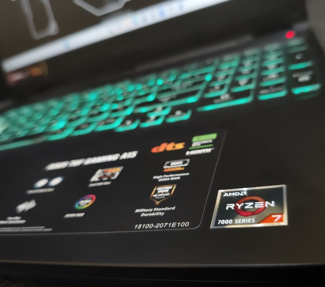 Asus TUF FA506N Ryzen 7 -7435HS RAM 16GB SSD 512GB Nvidia RTX 2050 ...