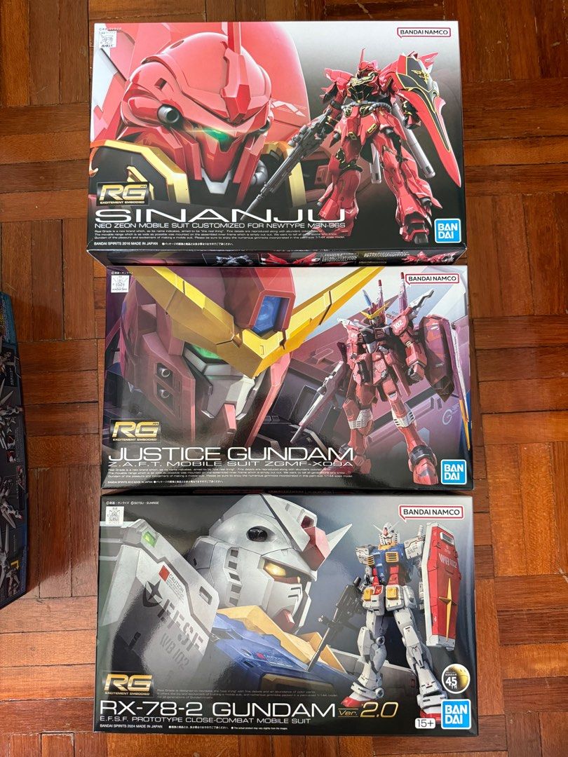 Bandai MG RG HG EG Gundam Gunpla Model kit Backlog, Hobbies & Toys, Toys & Games on Carousell