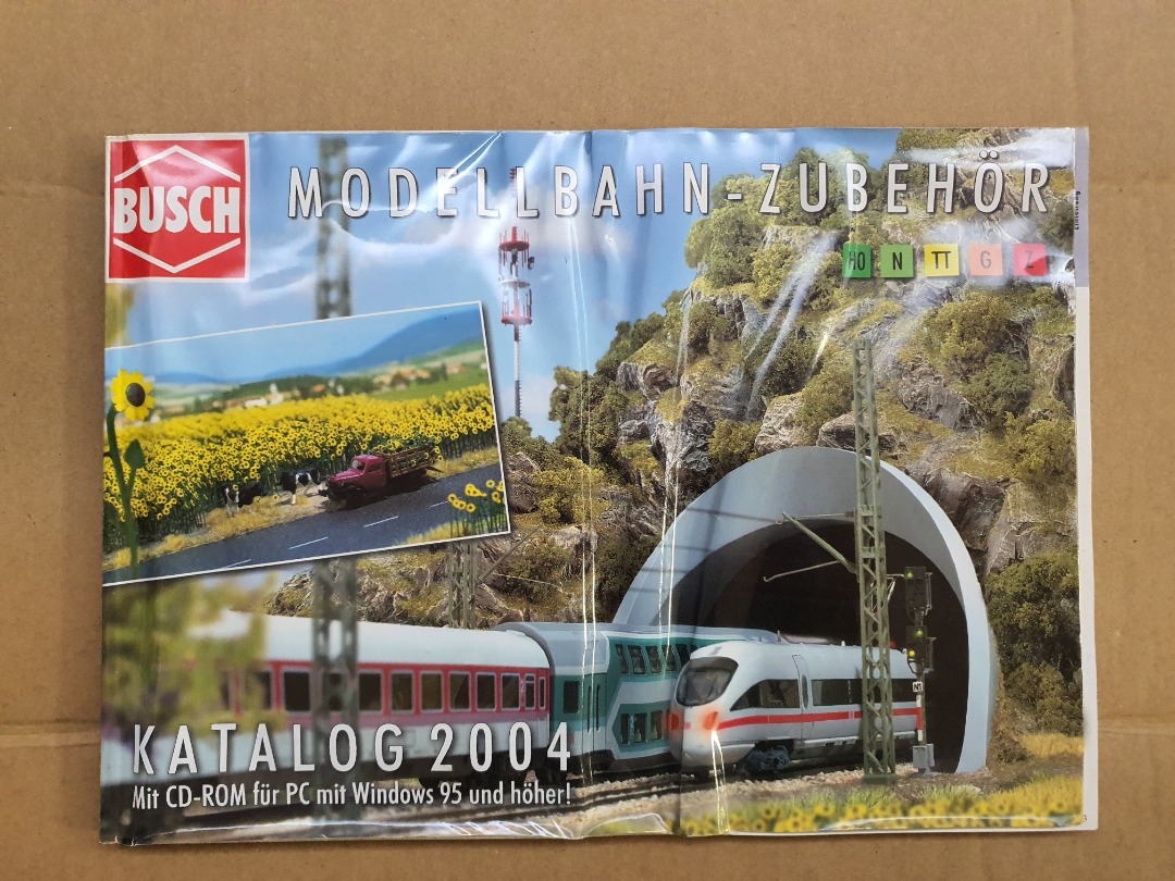 模型制作系列-模型鐵路系列-Busch-Modellbahn-Zubehor, 興趣及遊戲, 書本 & 文具, 雜誌 - Carousell