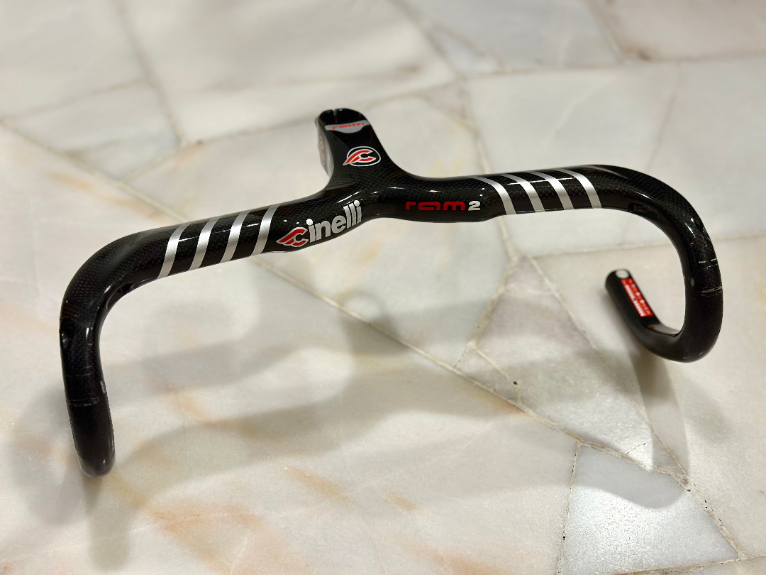 Cinelli Ram 2 Carbon Integrated Handlebar Stem 40/100, Sports Equipment ...