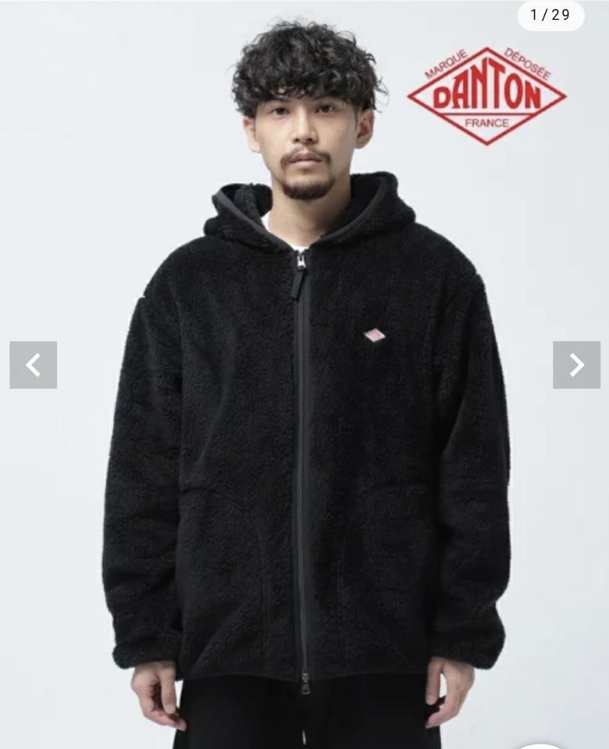 Danton x Beams High Pile Fleece Unisex Hood Jackets, Men's Fashion, Coats, Jackets and Outerwear ...