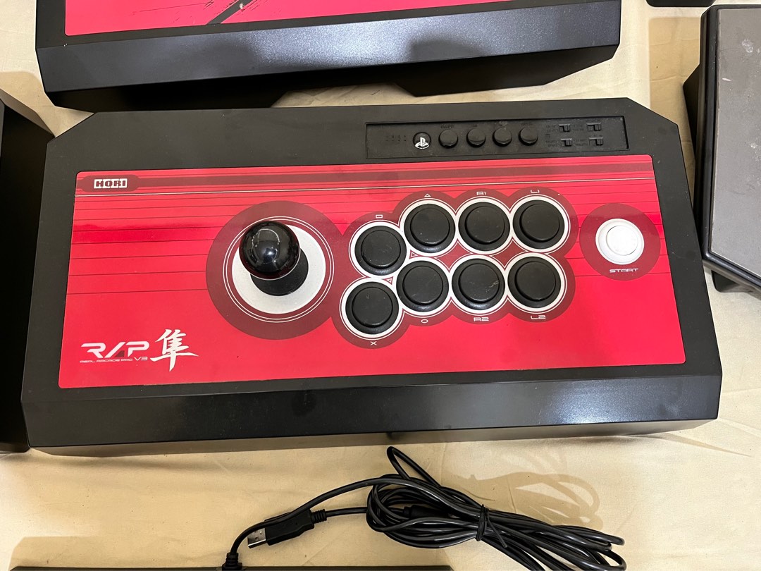 Hori RAP V3 PS3 Fight Stick, Video Gaming, Gaming Accessories ...