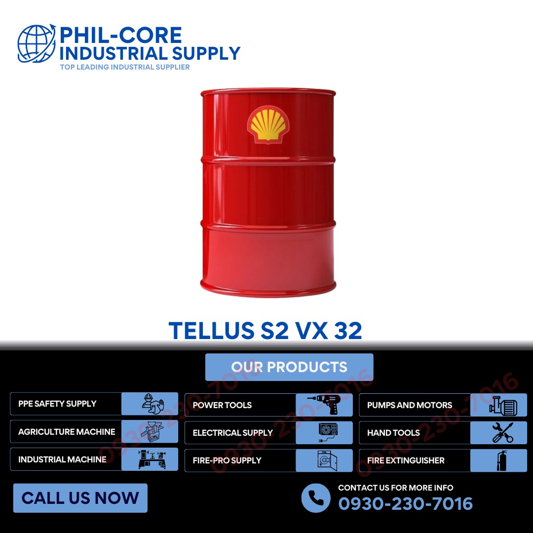 Hydraulic Oil Tellus S2 VX 32, High-Efficiency Hydraulic Oil: Tellus S2 ...