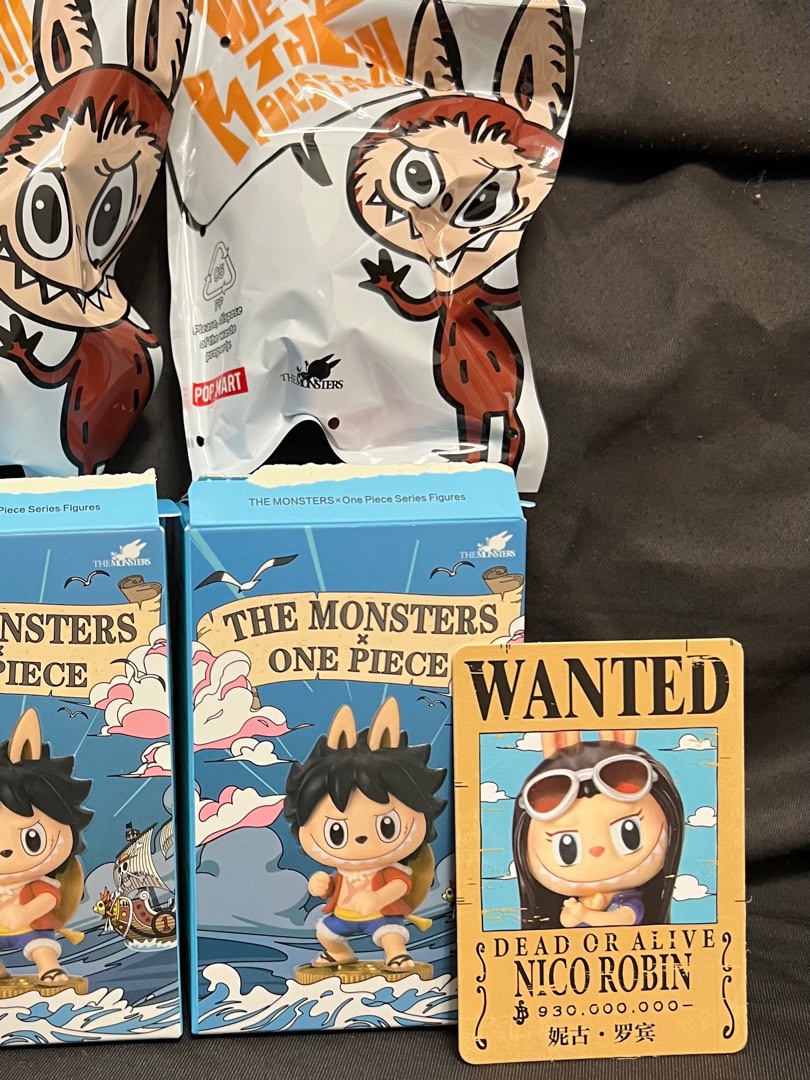 平過原價 Labubu One Piece 海賊王Robin 羅賓 只開盒確認未拆袋, 興趣及遊戲, 玩具 & 遊戲類 - Carousell