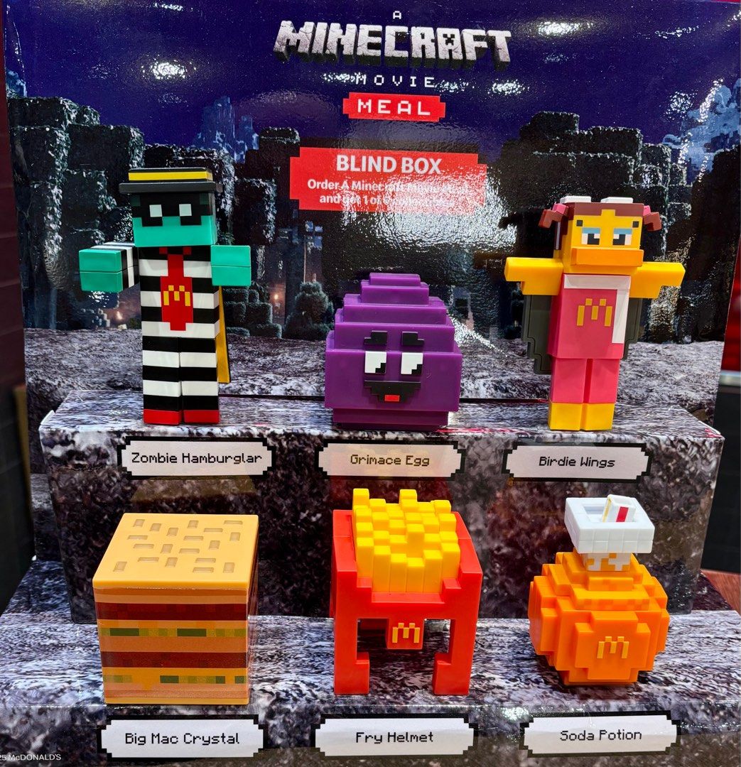 McDonald’s: A Minecraft Movie Blind Box, Hobbies & Toys, Toys & Games ...