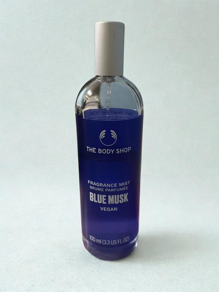(ORIGINAL) The Body Shop Blue Musk Fragrance Mist 100ml, Beauty ...