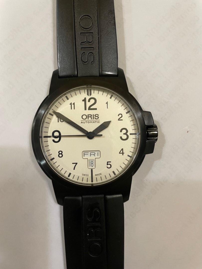 Oris BC3 Advanced Day Date White Dial, Luxury, Watches on Carousell