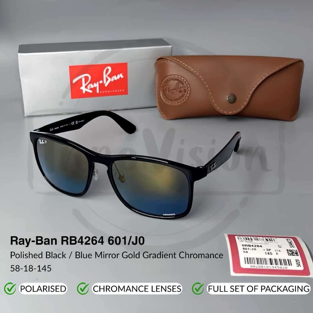 (Ready Stock / Full Set) Ray-Ban RB4264 601/J0 – Chromance Polarised ...